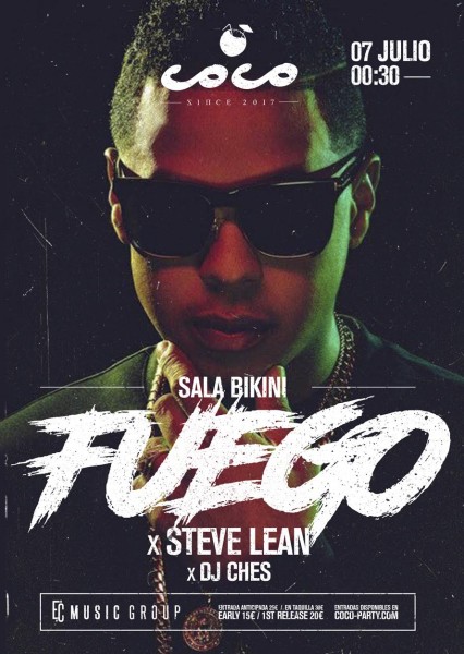 Sorteamos 2 entradas dobles para la Coco Party con Fuego y Steve Lean ...